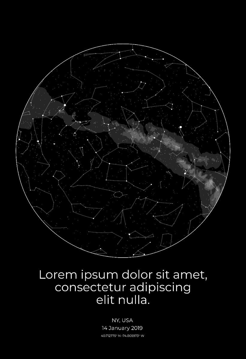 Personalised Star Map Gift | DIGITAL – Online Star Map